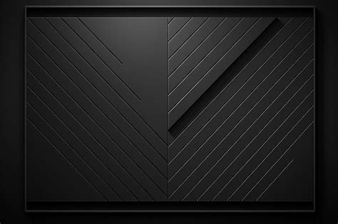 Modern Empty Dark Classical Pattern Rectangle Frame Wall Background