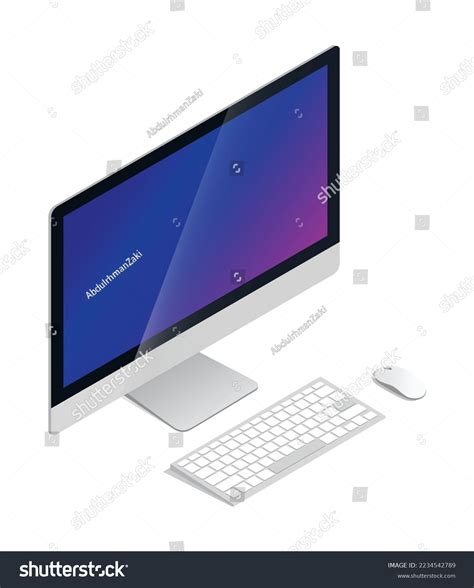 Computer Screen Keyboard Mouse Perspective Images Stock Photos Vectors Shutterstock