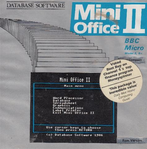 Mini Office Ii Rom Software Game Computing History