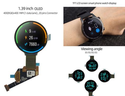E1392am1 B 1 39 Inch Round Oled Display 400x400 Mipi Circular Amoled For Wearable Youritech