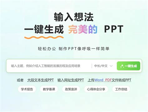 轻竹ppt Ai一键生成ppt 海量ppt模版 智能ppt制作网站 Ai工具精选