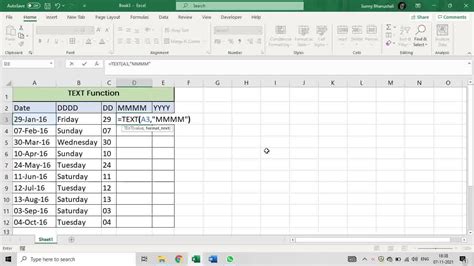 Ms Excel Tips And Tricks Learn Text Function In Ms Excel Excel