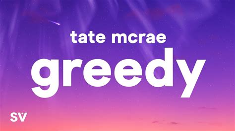 Tate Mcrae Greedy Lyrics Youtube