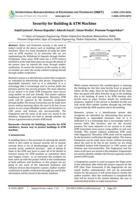 Atm Simulation Mini Project Using Python Programming Language Docx