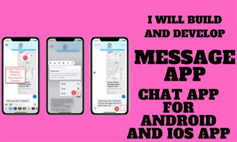 Develop Message App Or Chat App For Ios And Android Flutter By