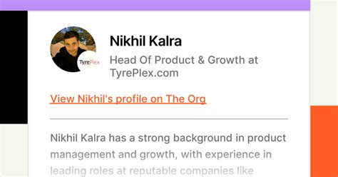 nikhil kalra head of product and growth at the org