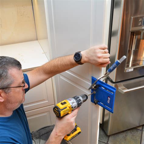 Installing Knobs And Pulls With The Kreg Cabinet Hardware Jig AZ DIY Guy