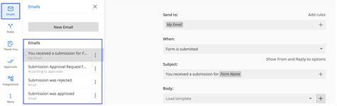 custom notifications with resend option 123formbuilder