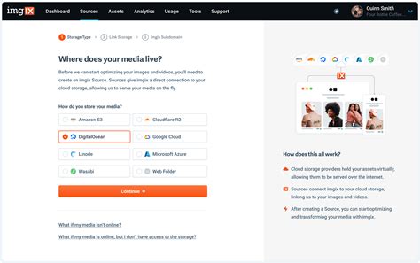 Digitaloceanソースの追加 ソースの作成 はじめる