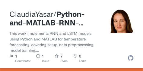 Github Claudiayasar Python And Matlab Rnn Lstm Model For Prediction