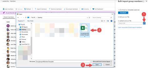 step by step guide bulk import remove group members from azure active