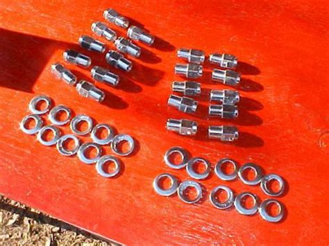 Purchase 20 Cragar Others Uni Lug Mag Wheel 3 4 Shank Lug Nuts And Offset Washers 1 2 X 20 In