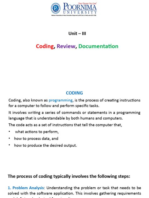 Software Coding Review And Documentation Pdf