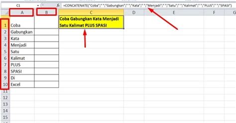 4 Rumus Menggabungkan Kata Di Excel Dengan Mudah Gammafis Blog