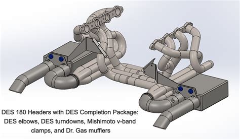Des 180 Degree Headers For Ls Based Engines Porsche 996 And 997 And
