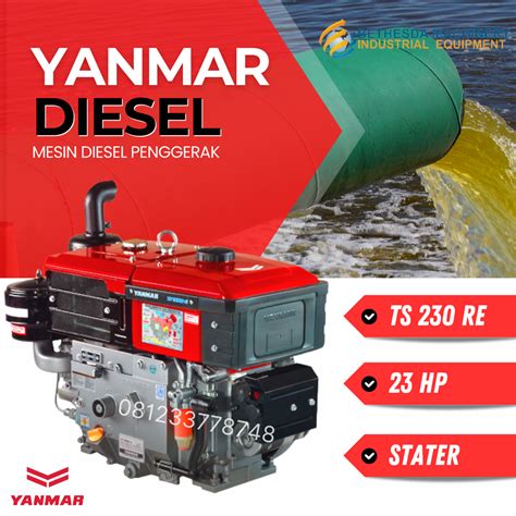 Jual Mesin Penggerak 23 Hp Tf 230 Re Stater Yanmar Penggerak Serbaguna