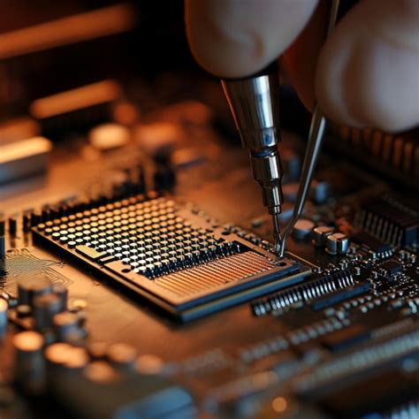 A Closeup Of The Cpu Installation Process Showing Proper Alignment