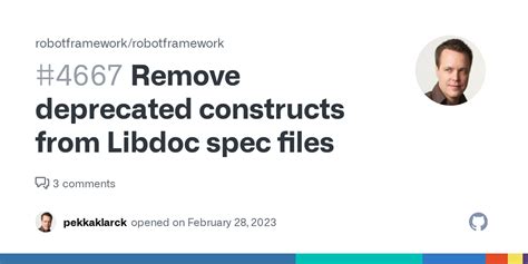 remove deprecated constructs from libdoc spec files · issue 4667