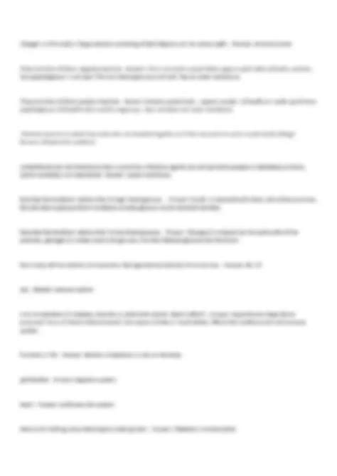 Pbs Pltw Final Exam Review Exams Nursing Docsity