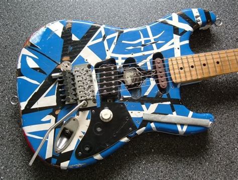 Eddie Van Halen Blue Frankenstrat Guitar Frankenstrat Design Evh