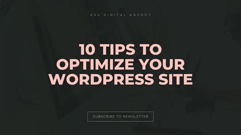 10 Essential Tips For Optimizing Your Wordpress Site Tulsa Website Company As6 Digital