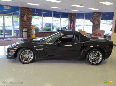 Black 2010 Chevrolet Corvette Grand Sport Convertible Exterior Photo