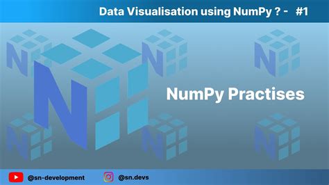 Python Numpy Exercises Practise Numpy Basics Youtube