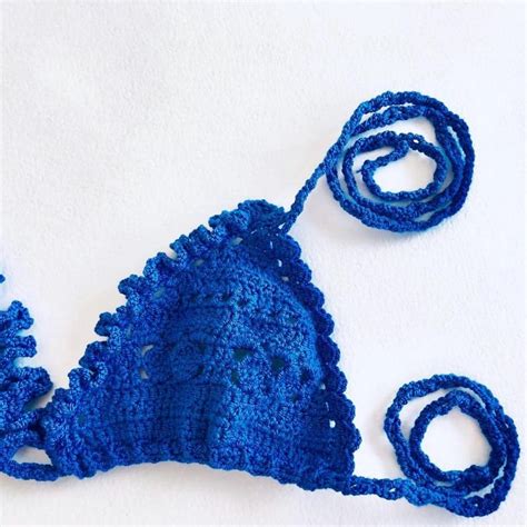 Crochet Thong Bikini See Through Handmade Thong Bikini Women Extreme