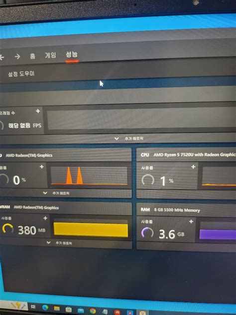 Amd Radeon Tm Graphics 지식in