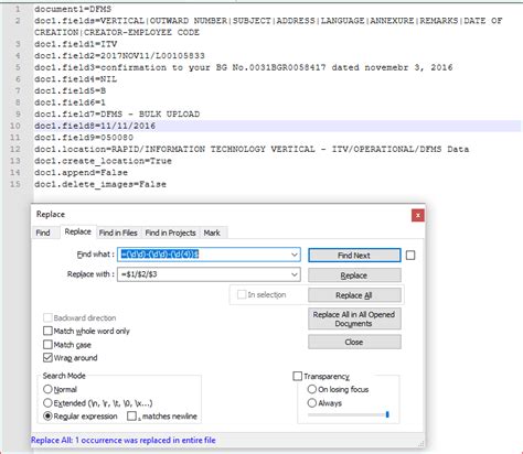 Replacing With In Notepad Super User