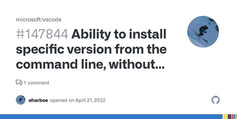 Ability To Install Specific Version From The Command Line Without It Being Autoupdated