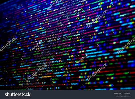 Javascript Code Background Color Coding On Stock Photo Shutterstock