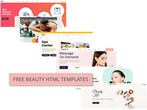 15 Free Beauty Html Website Templates