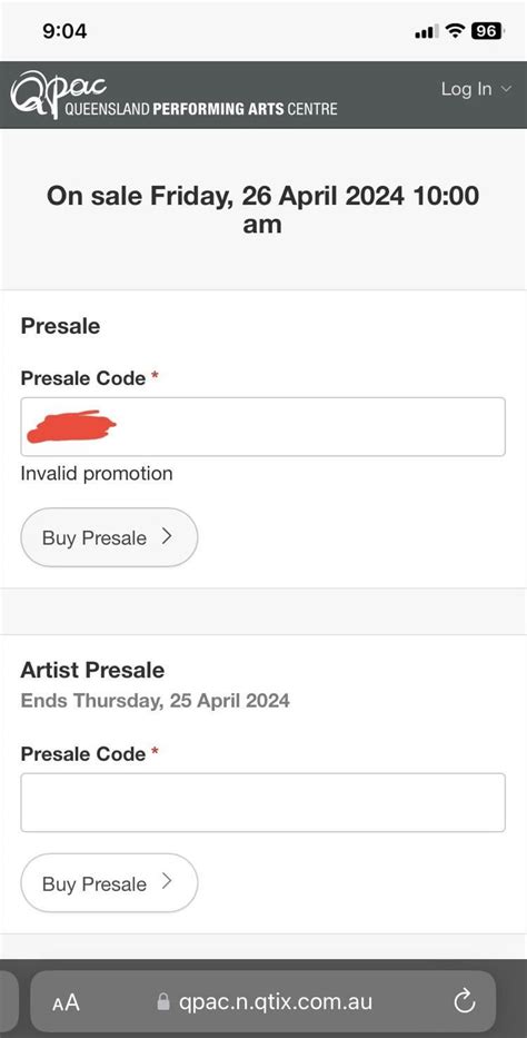 My Presale Code Isnt Working 😭😭 Rlaufey