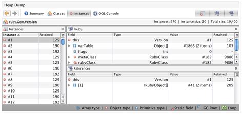 日本語jruby jrubyのメモリを観察するには