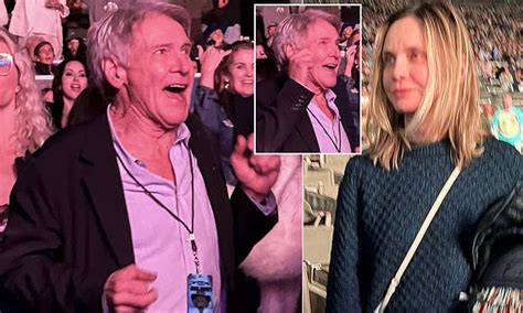 Harrison Ford Rocks Out With Wife Calista Flockhart At Jimmy Buffett
