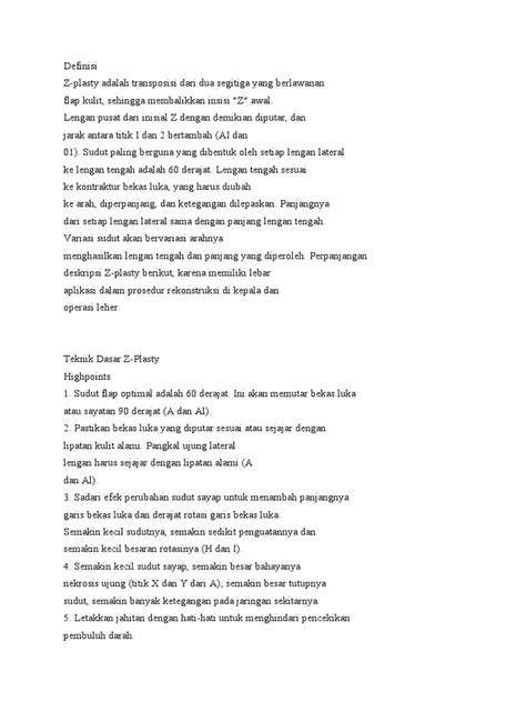 Z Plasty | PDF