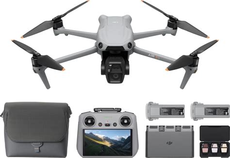 Pack Dji Air 3s Vuela Más Control Remoto Con Pantalla Rc 2 Dron Con