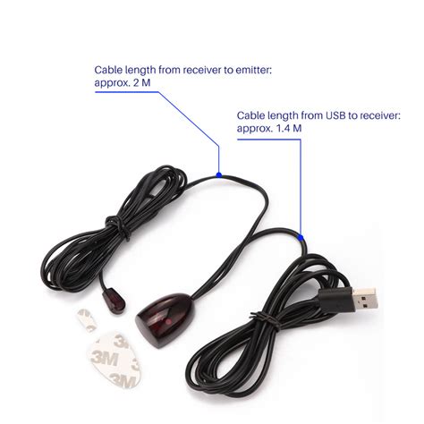 V USB Adapter IR Infrared Remote Control Transpon Grandado