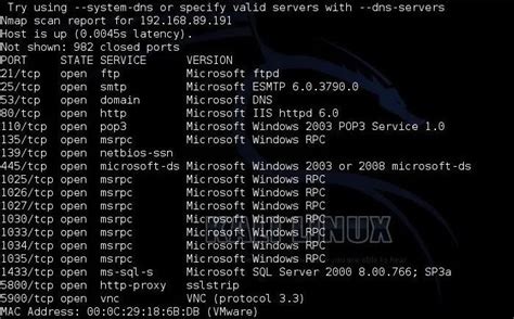 hack like a pro advanced nmap for reconnaissance null byte