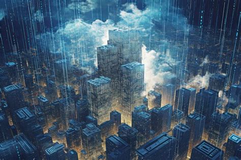 Cloud Computing And Data Storage And Processing Stock Illustration Illustration Of Conceptual