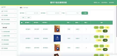 Java项目图书个性化推荐系统javaspringbootmybaitsvueelementuimysqljava个性化推荐