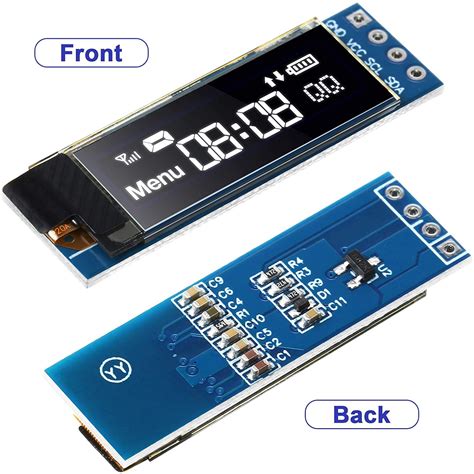 Pieces I C Display Module Inch I C OLED Display Module I C OLED Screen Driver DC V