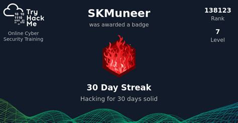 Tryhackme User Badge