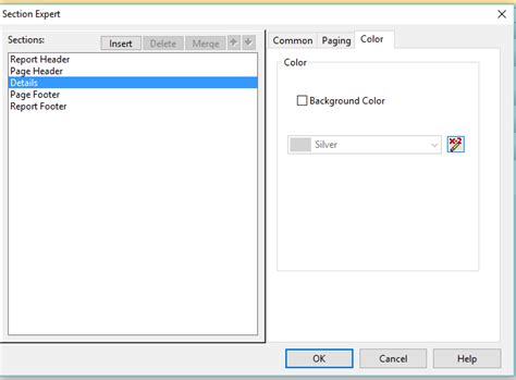 Serial Number And Alternate Row Color In Crystal Report