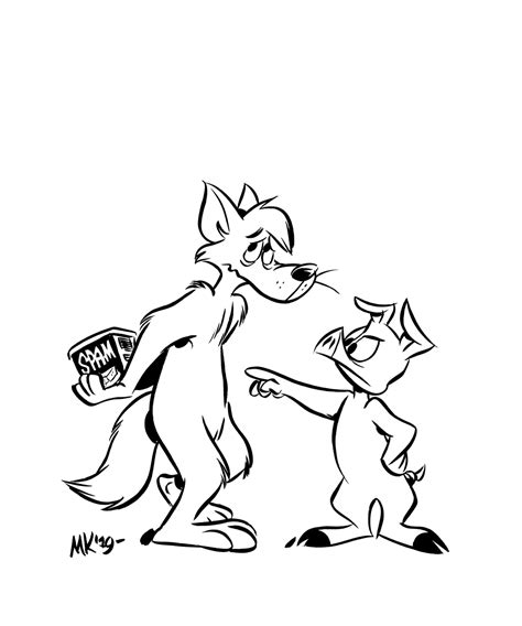 4346 Safe Artistmkaz Canine Mammal Pig Suid Wolf Anthro