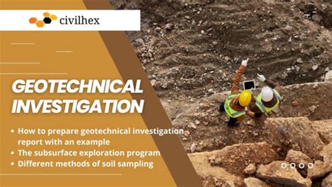 What Is Geotechnical Investigation Prepare Geotechnical Reports