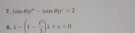 Solved Exercises 1 1 An In Problems 1 8 State The Order Of