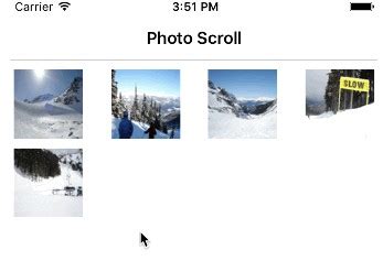 Simple App To Demo UIScrollView Usages