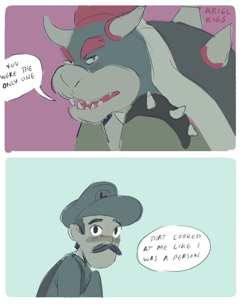 Bowuigi Bowser X Luigi Original Comic By Arielries Panel 4 Bowser X